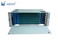 China Industrial Fiber Optic Patch Panel , Fiber Optic Distribution Unit Low Optical Loss for sale