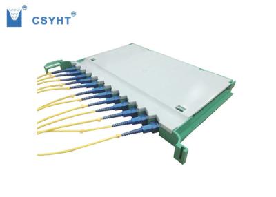 Cina 12 lo scaffale del porto 19inch ha montato il quadro d'interconnessione a fibra ottica con 1 vassoio della giuntura in vendita