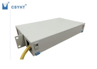 Cina 24 scaffali del porto 19inch hanno montato il quadro d'interconnessione a fibra ottica con un vassoio di 2 giunture in vendita