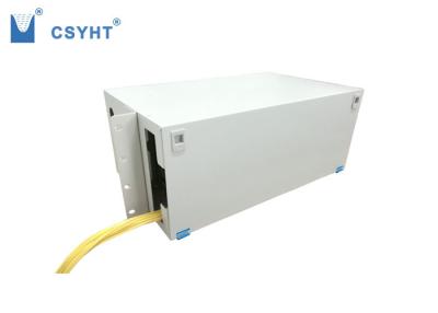 Cina 48 lo scaffale a fibra ottica del quadro d'interconnessione del centro 19inch ha montato lo Sc del carico, il LC, adattatore di fibra ottica di FC in vendita
