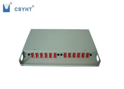 Cina struttura ragionevole a fibra ottica di dimensione standard delle fibre del pannello 24 di termine di altezza 1U in vendita