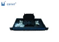 China 48 Fiber Fiber Optic Cable Termination Patch Panel 1U Rack Mounted Type for sale