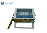 China Fixed Type 72 Port Fiber Optic Patch Panel , Fiber Patch Panel Enclosure With Transparent Door for sale