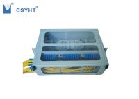 China Fixed Type 72 Port Fiber Optic Patch Panel , Fiber Patch Panel Enclosure With Transparent Door for sale