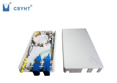 Cina 4 scatola di plastica della fibra FTTH per fissato al muro dell'interno nel progetto di FTTX in vendita