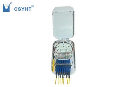 China 8 contenitore terminale a fibra ottica fissato al muro di plastica FTTH di scatola dell'interno delle fibre for sale