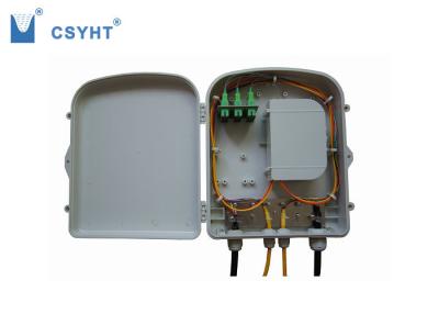 Cina scatola a fibra ottica di plastica di termine di 48 fibre utilizzata nel progetto di FTTX in vendita