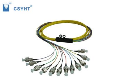Cina 12 FO misti/rivestimento del cavo del PVC/LSZH delle trecce Φ0.9mm della fibra singolo modo in vendita