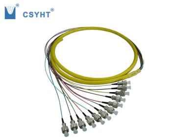 Cina 12 FO misti/rivestimento del cavo del PVC/LSZH delle trecce Φ0.9mm della fibra singolo modo in vendita