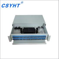 China Customized Fiber Optic Cable Termination Patch Panel Cold Rolled Steel Easy Operation for sale