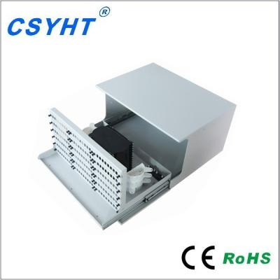 Cina 48 96 dimensione standard montata scaffale scorrevole a fibra ottica del cassetto del quadro d'interconnessione dei 144 centri in vendita