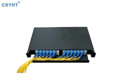 Cina Quadro d'interconnessione di fibra ad angolo di plastica del supporto di scaffale dell'adattatore 19 per la rete di FTTH FTTB FTTX in vendita