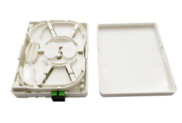 Cina applicazione fissata al muro del mini FTTH della scatola terminale di 1C 2C della piastra frontale pannello a fibra ottica dell'incavo in vendita