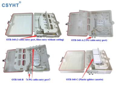 Cina 48 separatore passivo 1X8 dello SpA di Optik della fibra di FTTx della scatola di distribuzione via cavo della chiusura del centro ODP in vendita