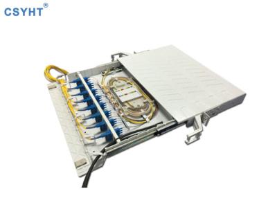 Cina Scorrevole di plastica 96FO dell'ABS a fibra ottica a 19 pollici del quadro d'interconnessione in vendita
