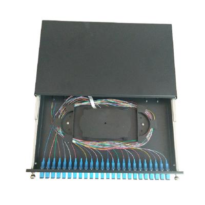 Cina 1U Draw 24 Fibres FTTH Optical Cable Terminal LC SC Adapter in vendita