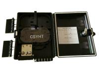 China 12FO FTTB Fiber Optic Distribution Enclosure Wall Pole Mount Plastic for sale