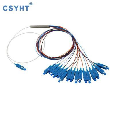 Cina Audio metropolitana d'acciaio a fibra ottica durevole dello SpA 1x8 del separatore del cavo per il progetto della rete FTTH in vendita