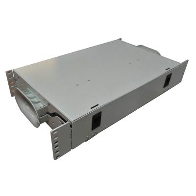Cina Adattatore a fibra ottica a 19 pollici dello Sc del centro della scatola di distribuzione di ODF 2U FTTB 48 in vendita
