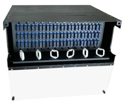 Cina Scatola di distribuzione a fibra ottica a fibra ottica del quadro d'interconnessione di FTTB ODF 4U FTTX 144c in vendita
