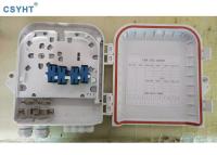 China 2x8 PLC IP65 Ftth Fiber Optic Termination Box With Lock for sale