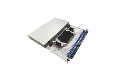 Cina Tipo quadro d'interconnessione a fibra ottica Gray Color Fiber Optical Rack bianco Enclsorue del cassetto 19