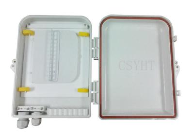 Cina 16 fibra ottica della plastica 6 dell'ABS della scatola terminale IP66 della rete di gocce di Ftth per vassoio in vendita