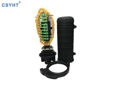 Китай Tipo 144 Caja de Empalme вырезает сердцевина из закрытия купола закрытия соединения оптического волокна с 1 овалом + 4 круглых порта продается