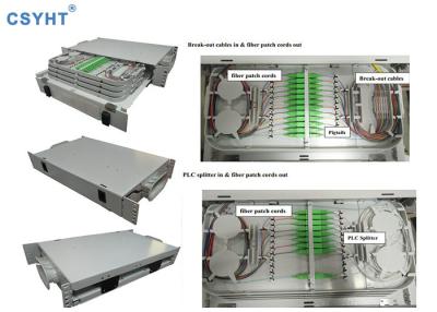 Cina Pagina di distribuzione a fibra ottica a fibra ottica di recinzione ODF Patchpanels y ODFs 24 48 72 96Ports in vendita