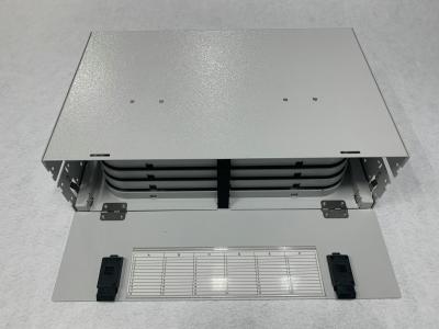 Cina SpA del duplex 1x8 di LC del quadro d'interconnessione del supporto di scaffale 72FO con lo scivolamento dei vassoi in vendita