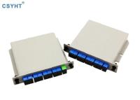 China Module Optical PLC Splitter Cassette Box 8 16 Way Inserting LGX Box ABS Plastic for sale