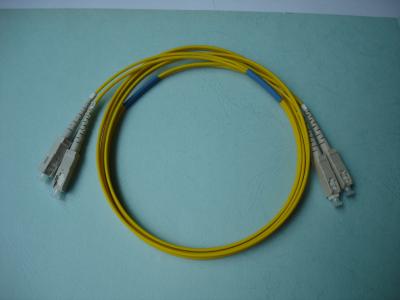 Cina Lunghezza 10m di singolo modo 3m 5m del cavo di toppa della fibra ottica dello Sc dell'APC con il rivestimento di LSZH in vendita