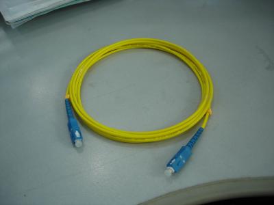 Cina Cavo di toppa a fibra ottica semplice di LSZH Sfp SC/APC alla lunghezza monomodale di SC/APC 3m in vendita