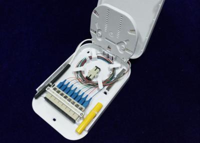 Cina Contenitore terminale a fibra ottica di SpA 12fibers FTTH di iso 1*8 in vendita