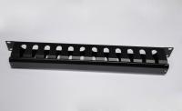 China Cable Management Panel 19 Inch 1U patch panel fiber optic 1U cable management for sale
