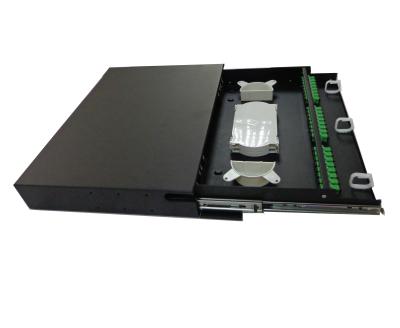 Cina 24 48 scatole di distribuzione a fibra ottica del supporto di scaffale della st dello Sc FC LC del quadro d'interconnessione del centro ODF in vendita