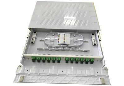 Cina Quadro d'interconnessione a fibra ottica di plastica del porto dei pannelli componenti elettrici della fibra del supporto di scaffale dello Sc di FC LC 24 in vendita