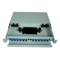 China Sliding IP32 48FO Fiber Termination Patch Panel 24port for sale