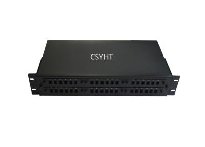 Cina Pagina di distribuzione scorrevole della fibra di 1RU 2RU 96FO 19