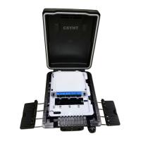 China 9 SC PP FTTH Drop Cable Box With 1x8 PLC Splitter for sale