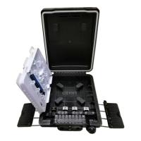 China 9 SC PP FTTH Drop Cable Box With 1x8 PLC Splitter for sale