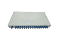 China 1RU Fixed FTTX 2x32 SX Rack Mounted Optic Splitter for sale