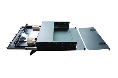 Cina 48fibers a fibra ottica 2U che fa scorrere il quadro d'interconnessione di LGX in vendita