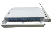 China Abs 24SC FTTB Fiber Optic Patch Panel 19inch 1U for sale