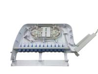 China Abs 24SC FTTB Fiber Optic Patch Panel 19inch 1U for sale