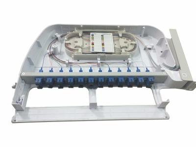 Cina Recinzione a 19 pollici del supporto di scaffale del quadro d'interconnessione dell'ABS 24SC FTTB 1U CATV FTTH in vendita