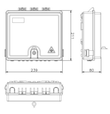 Cina Contenitore IP65 di separatore dello SpA di reti televisive via cavo dell'adattatore dello Sc del modulo di 2 giunture in vendita
