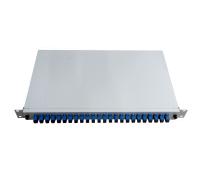 China 12FO Rack Mount 1u 24fibers Splicing Patch Panel for sale