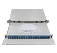 China 12FO Rack Mount 1u 24fibers Splicing Patch Panel for sale