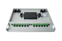 China FTTX 1u 19inch 24cores Fixed Mounted Patch Panel CATV for sale